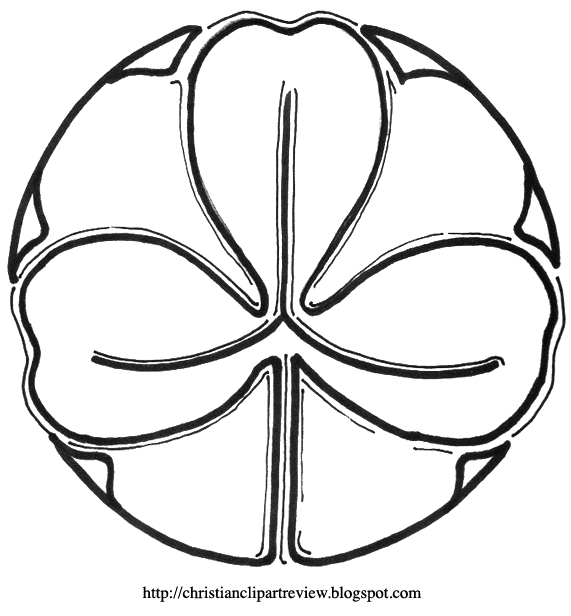 A Shamrock Chrismon Symbol | Christian Clip Art Review