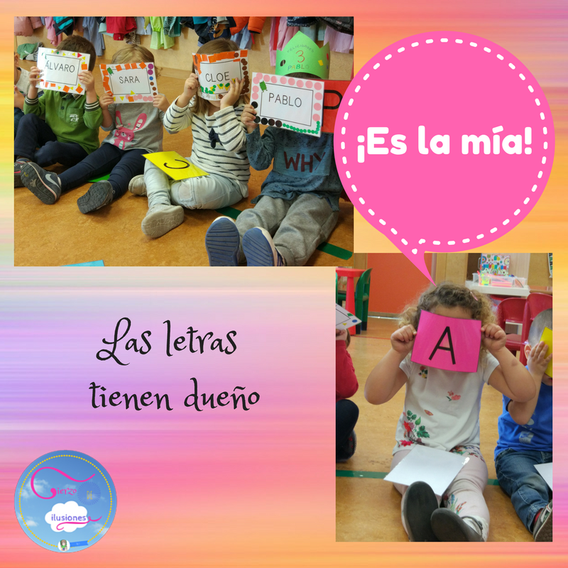 Cierzo de ilusiones: EN NUESTRA CLASE...¡LAS LETRAS TIENEN DUEÑO!