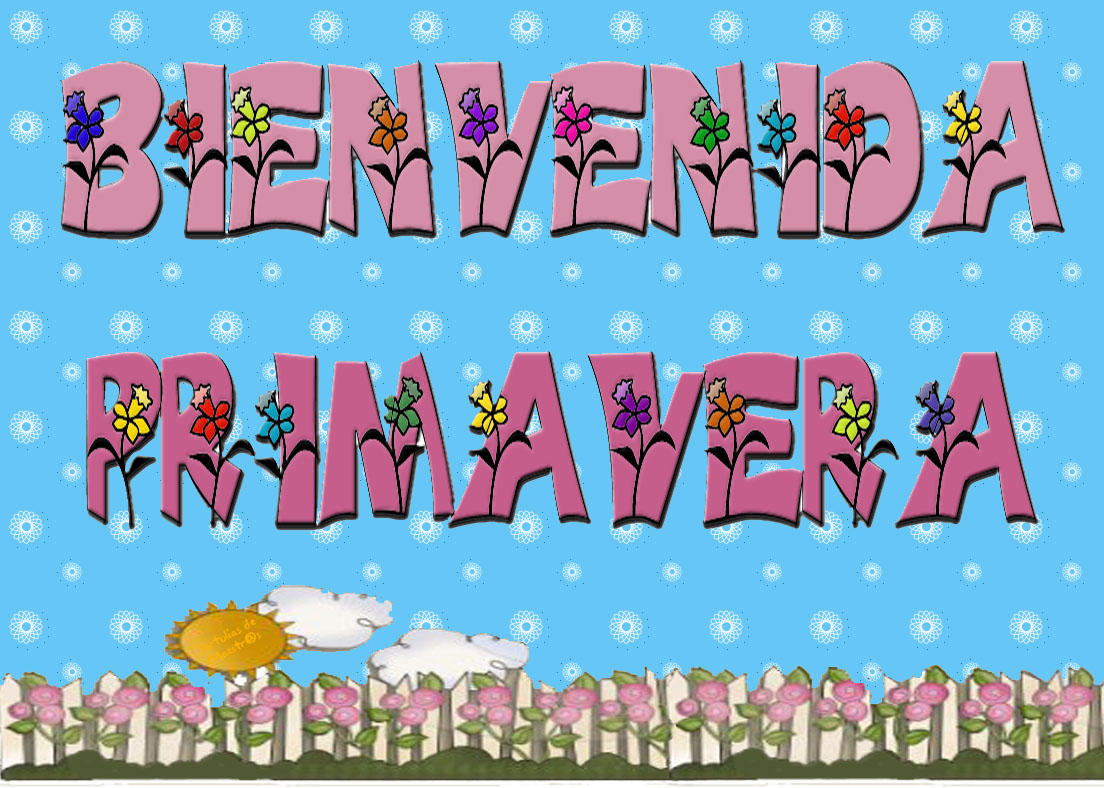 Mi Mundo Infantil: CARTELES PRIMAVERA