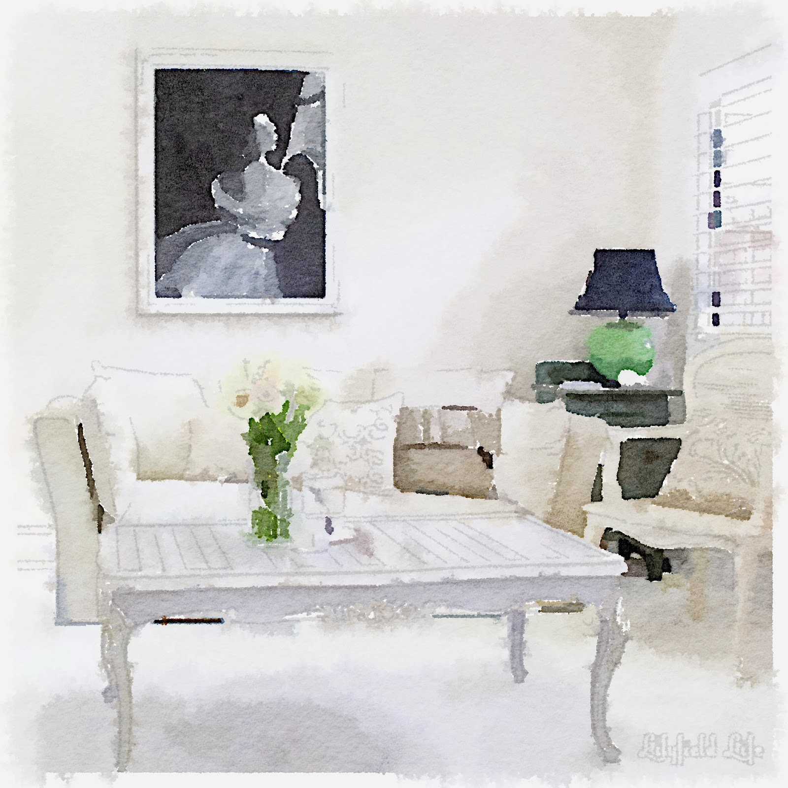 Lilyfield Life: My Painted Furniture in Watercolour