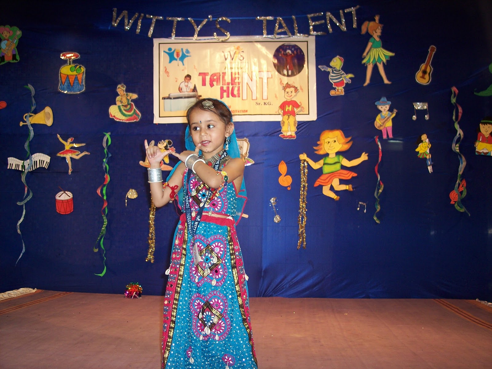 On the top of the World...: Talent Hunt: SR KG SECTION