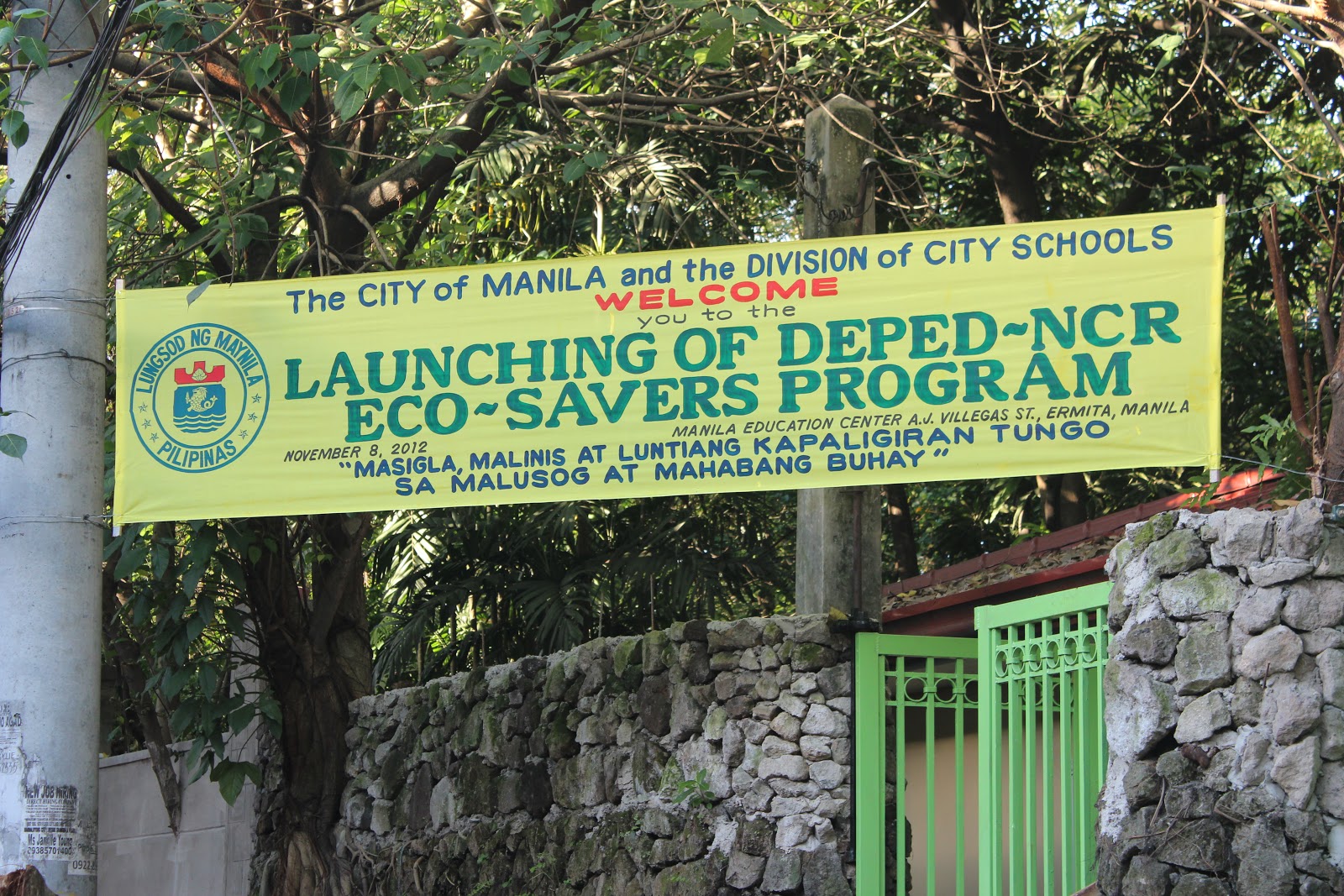 Department of Education Manila: DEpED NCR Launches Eco Saver Program at ...