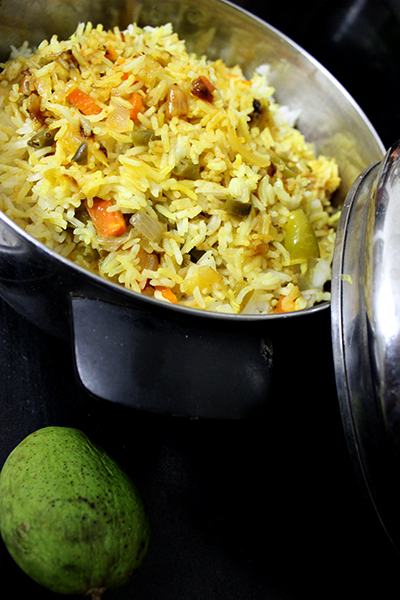 After the sunset: KACCHE AAM KI BIRYANI ( RAW MANGO BIRYANI)