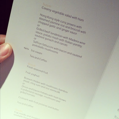 Spotting Aeroplanes: Flight Review - CX 888 - Premium Economy