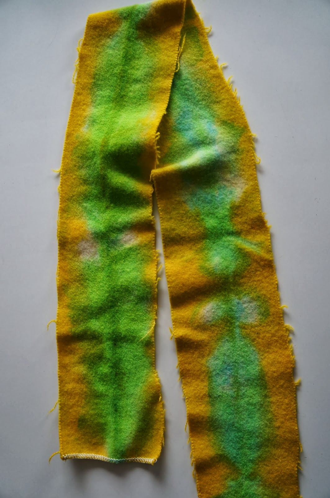 Ginger Wilson: Dyeing a wool felt blanket