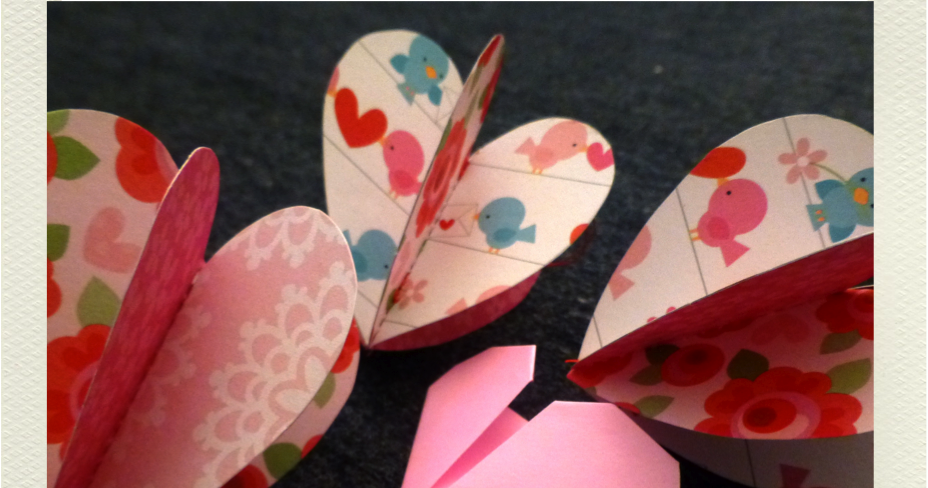 DIY: des coeurs en papier cousus ou origami pour la Saint Valentin