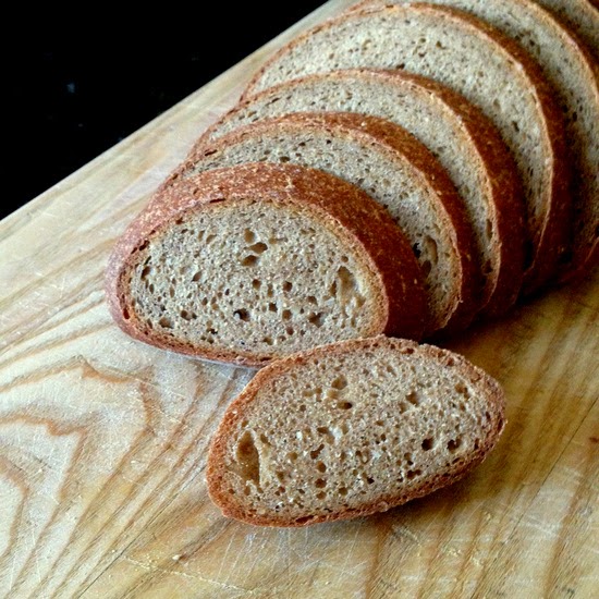 Whole Grain, No-Knead Sourdough Bread #SundaySupper