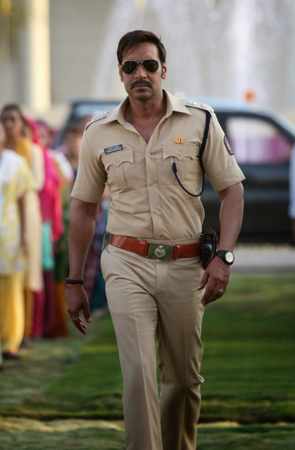 Actor Ajay Devgan Stills At Singham Returns Stills - Cine Gallery