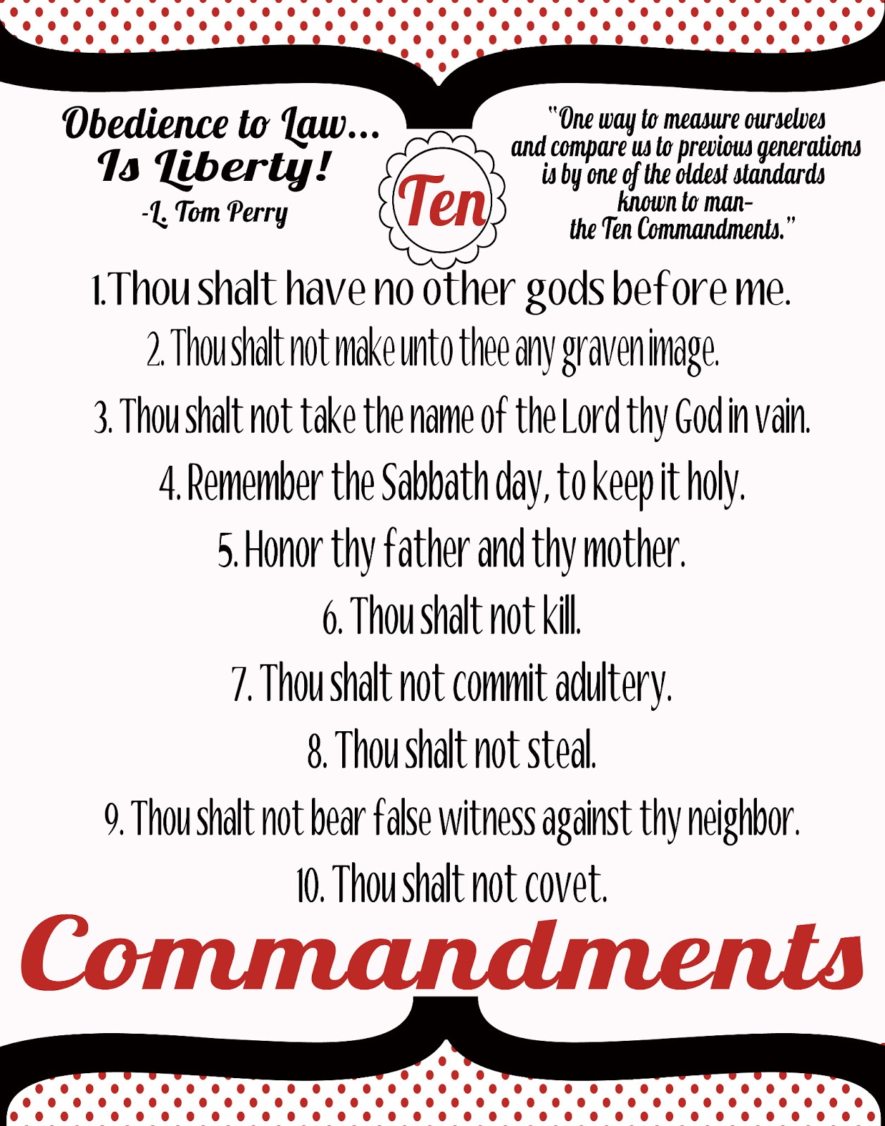 Autumn-Bennett: the Ten Commandments