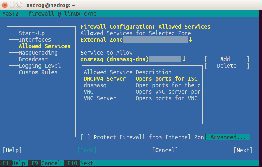 ERP SYSTEMS: jasper reports firewall centos suse