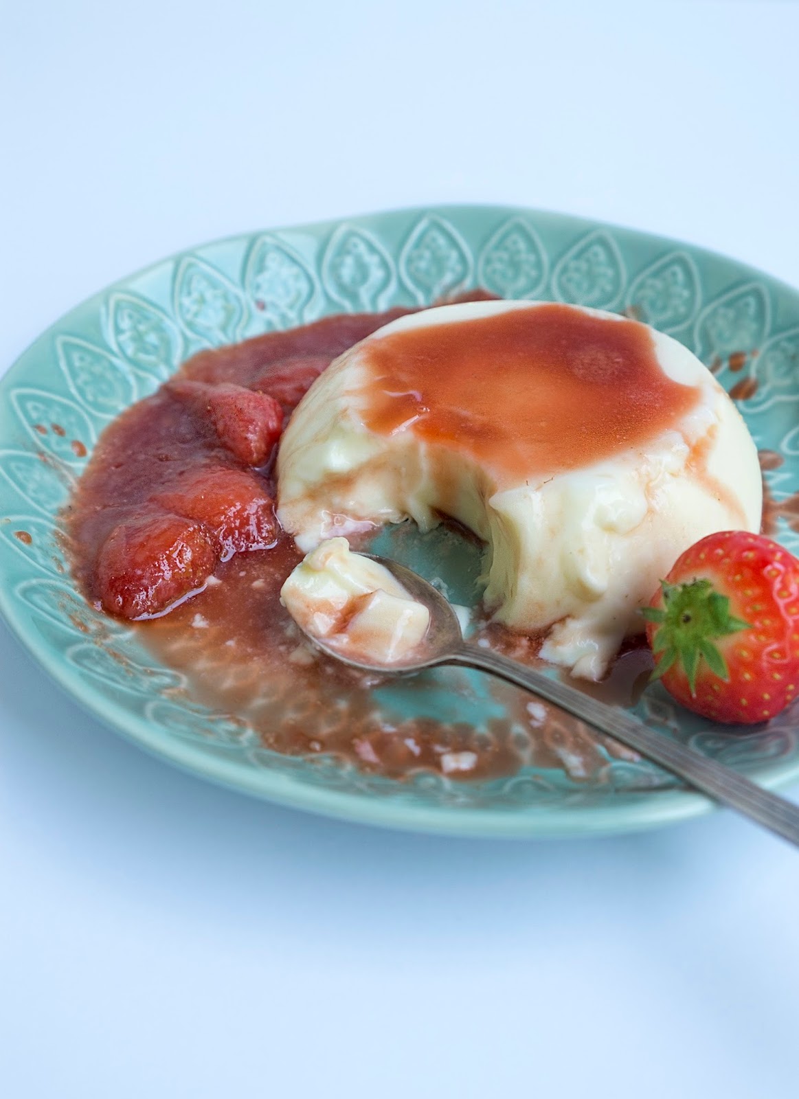 Roompudding zelf maken met aardbeiensaus - Desserts. – ElsaRblog