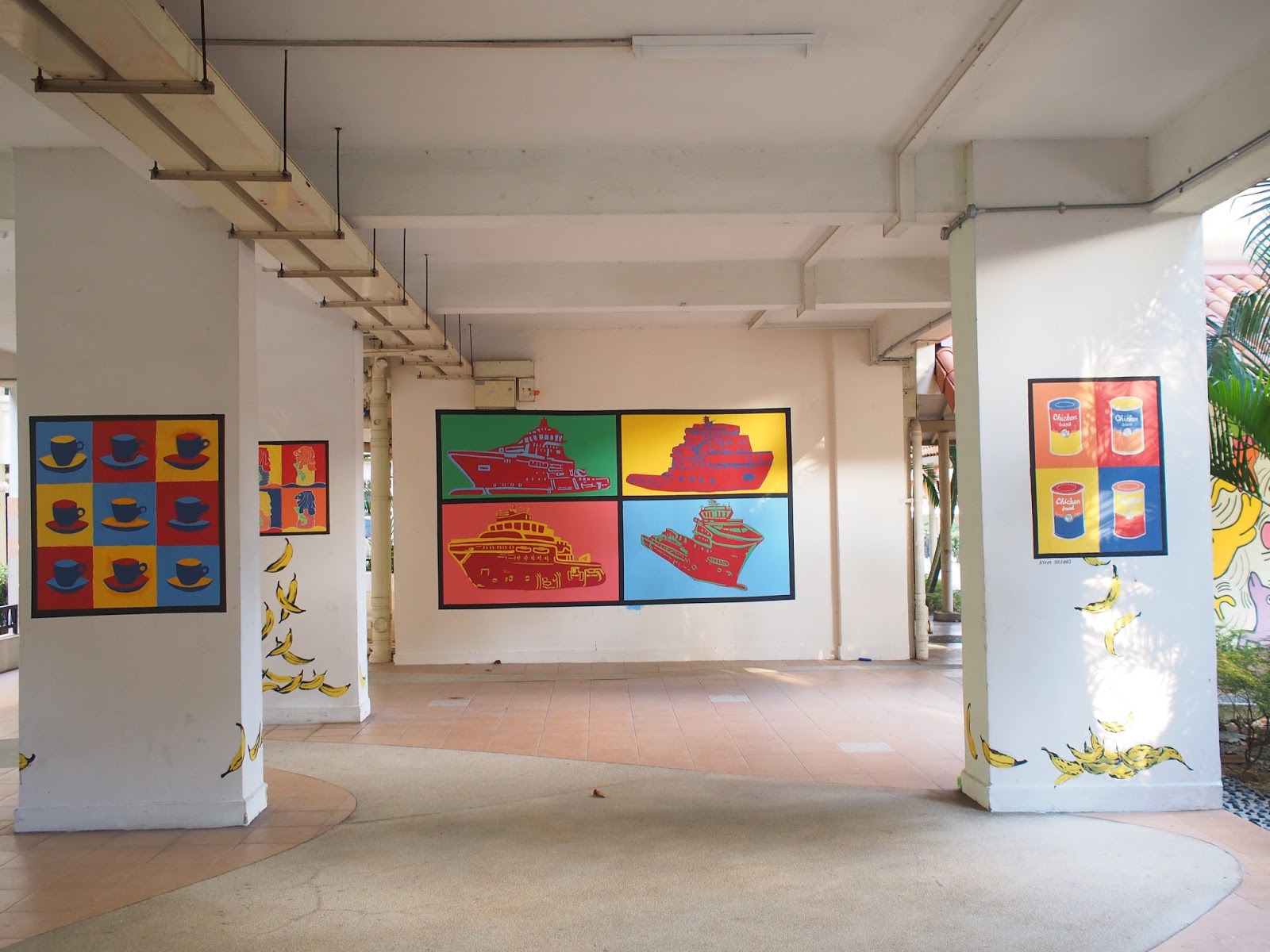 [What to do in Singapore] Appreciating Pop Art under the HDB Void Decks ...