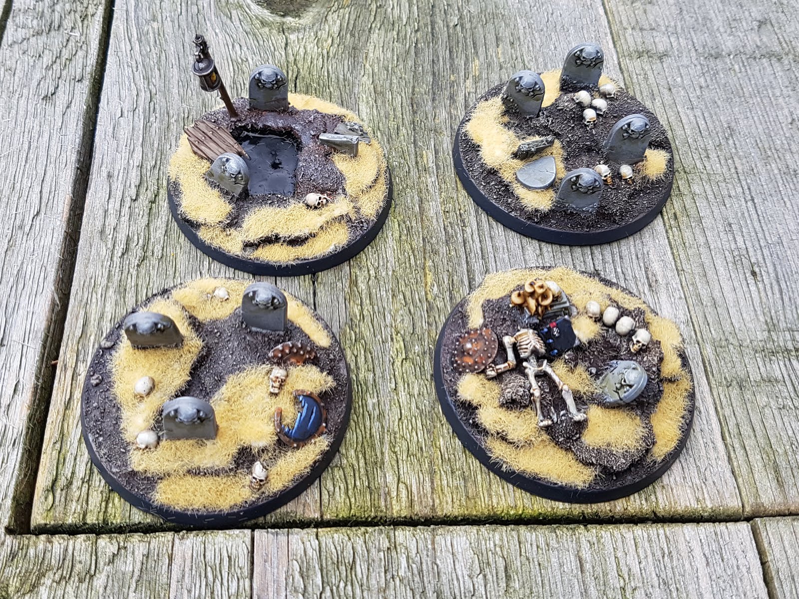 Another wargaming blog: Making The Unquiet Dead markers for AoS