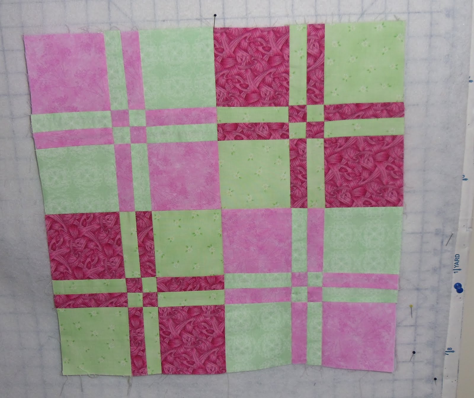 Bits and Pieces plus one: The Cancer Quilt.