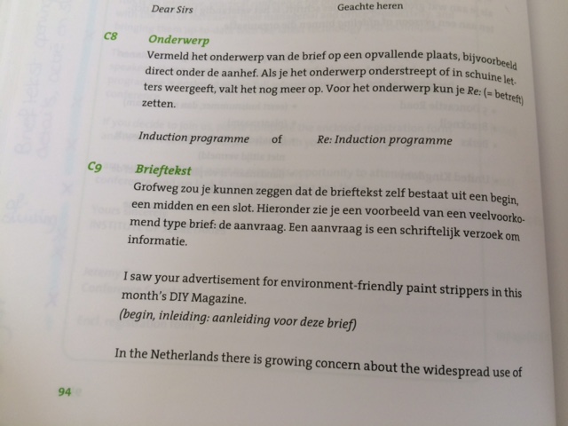 Engelse brief schrijven: De opstelling van een Engelse brief