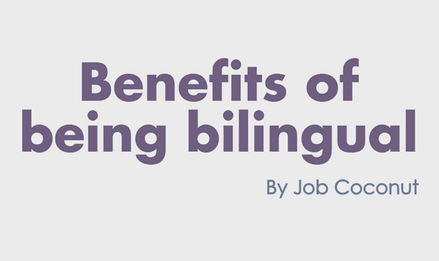 Benefits of Being Bilingual #infographic - Visualistan