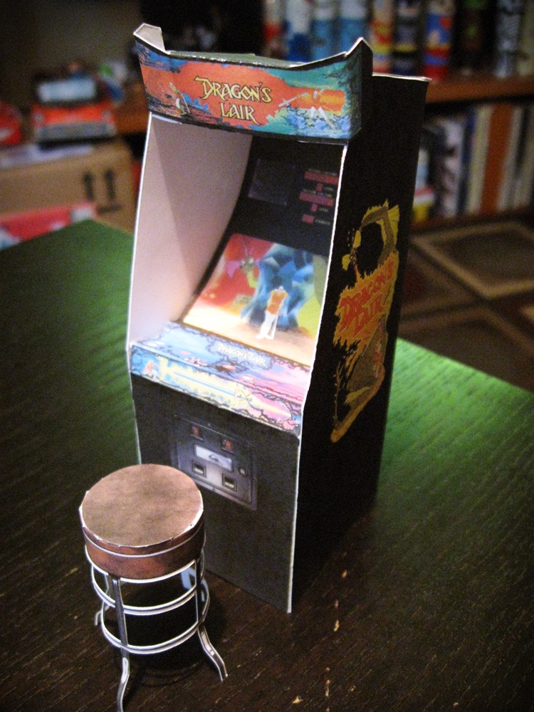 Lair of the Dork Horde: Welcome to the Nerdatorium Papercraft Video Arcade!