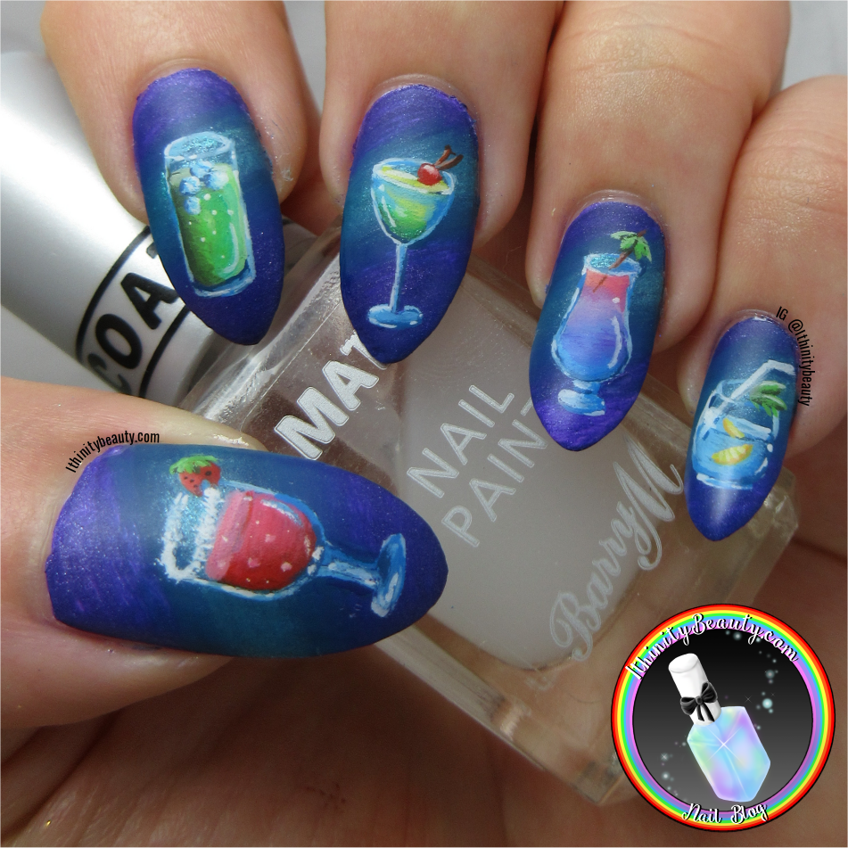 Cocktails | IthinityBeauty.com Nail Art Blog