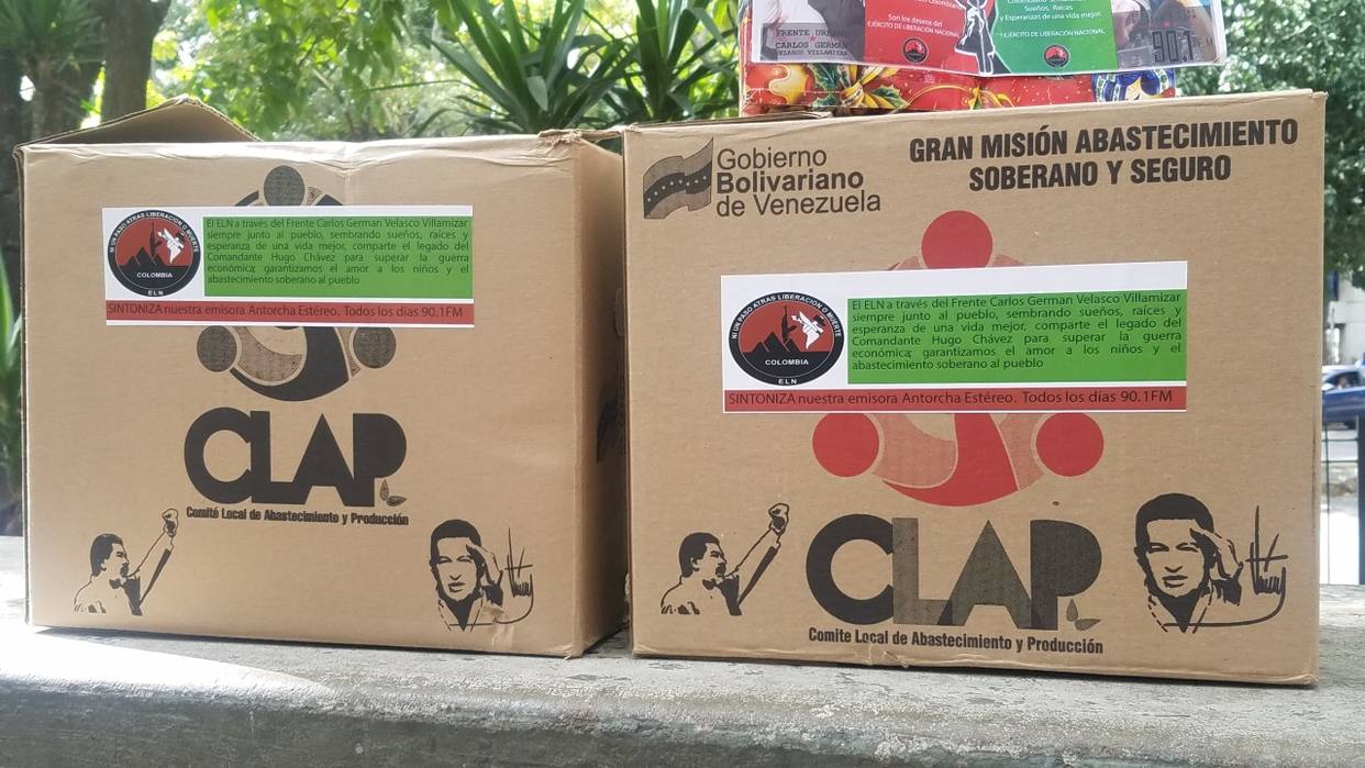 “El ELN distribuye cajas CLAP en las fronteras con autorización de Maduro”