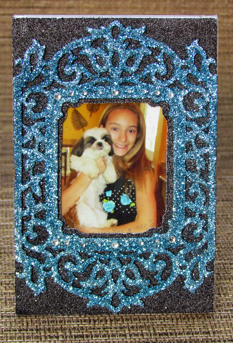 ArtGlitterBlog: Card and Frame in One