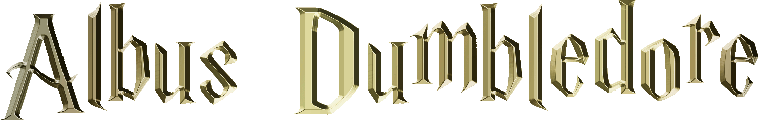Albus Dumbledore ~ ALWAYS POTTER ROL