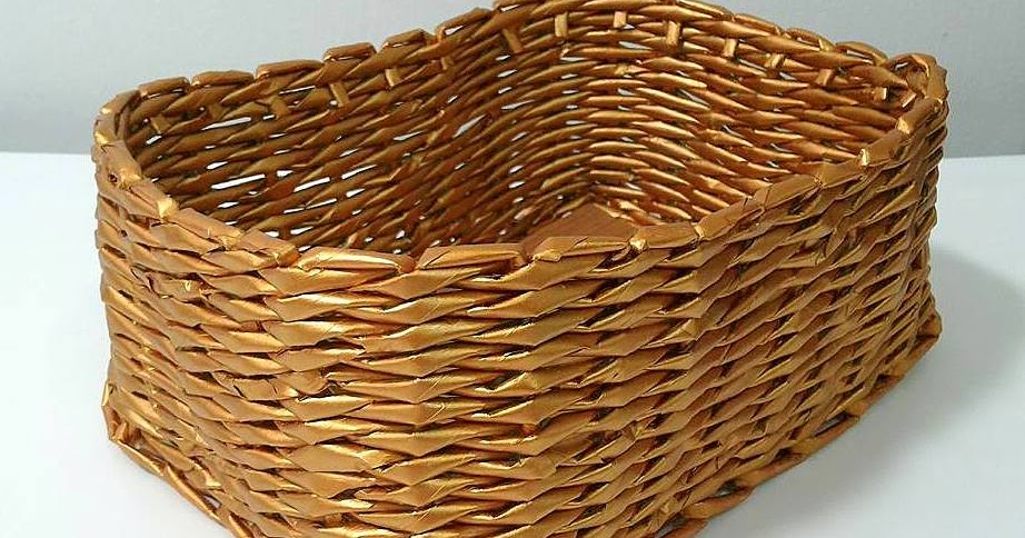 AZLINA ABDUL: Woven paper basket