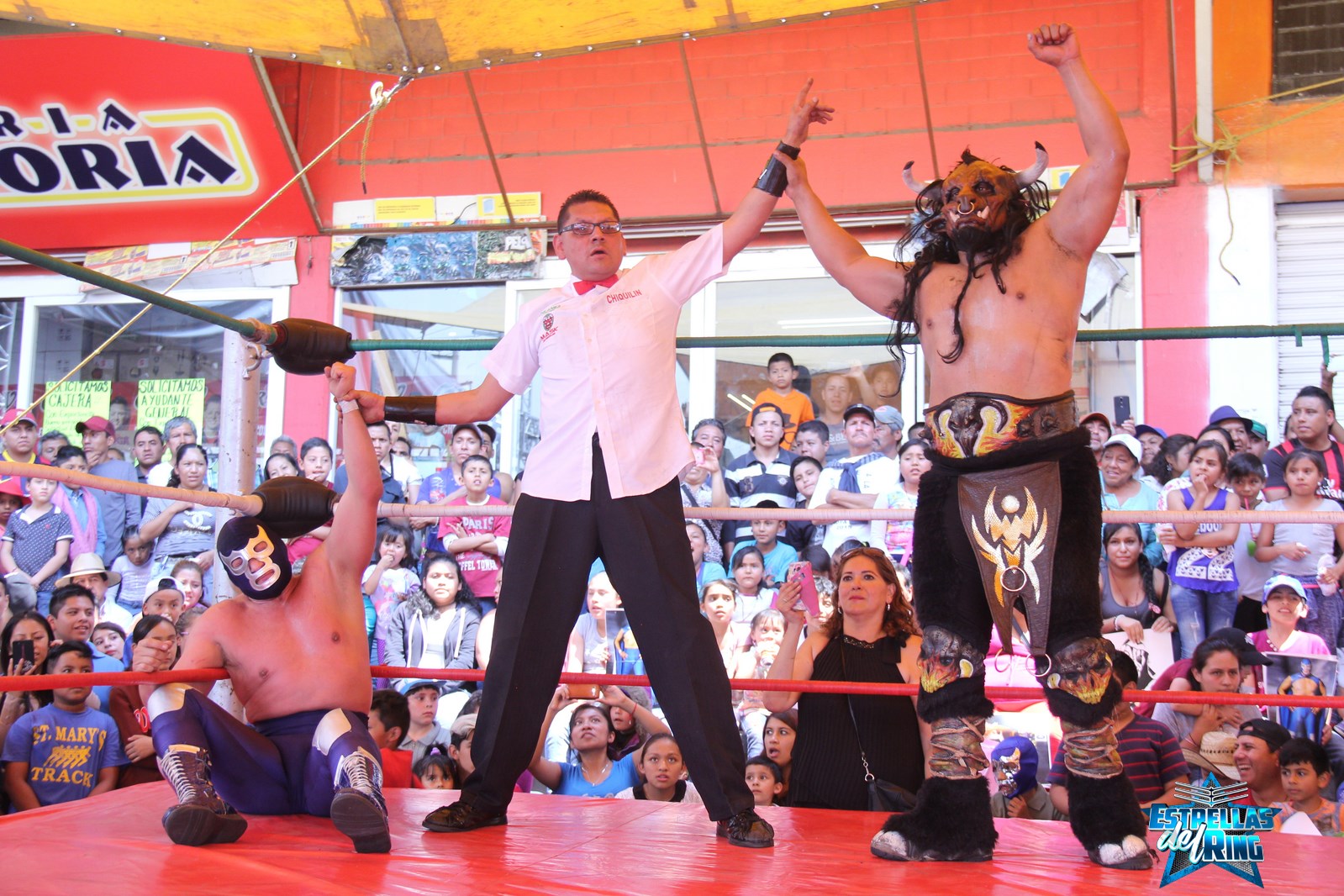 ESTRELLAS DEL RING.: Victoria de Blue Demon Jr y Black Taurus en el ...