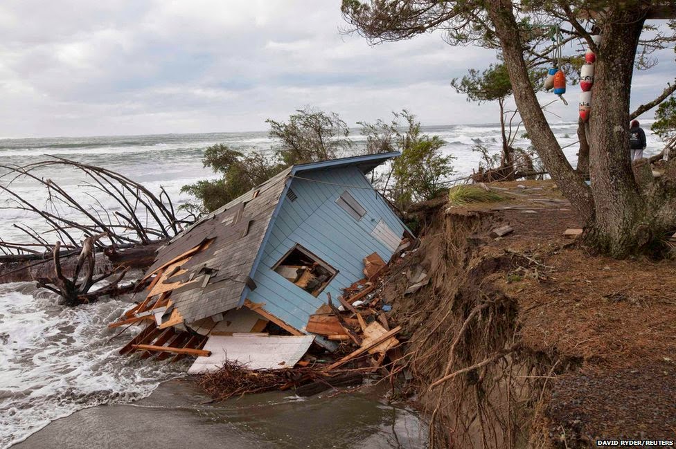 Matt's Weather Rapport: Washington State Ocean Front Rapidly Erodes ...
