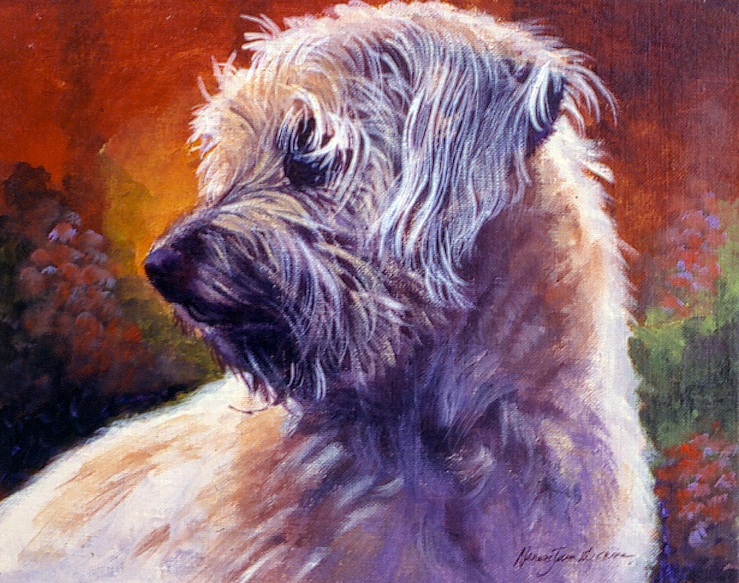 Pet Portraits International: "Owney" Original Dog Portrait Painting by ...
