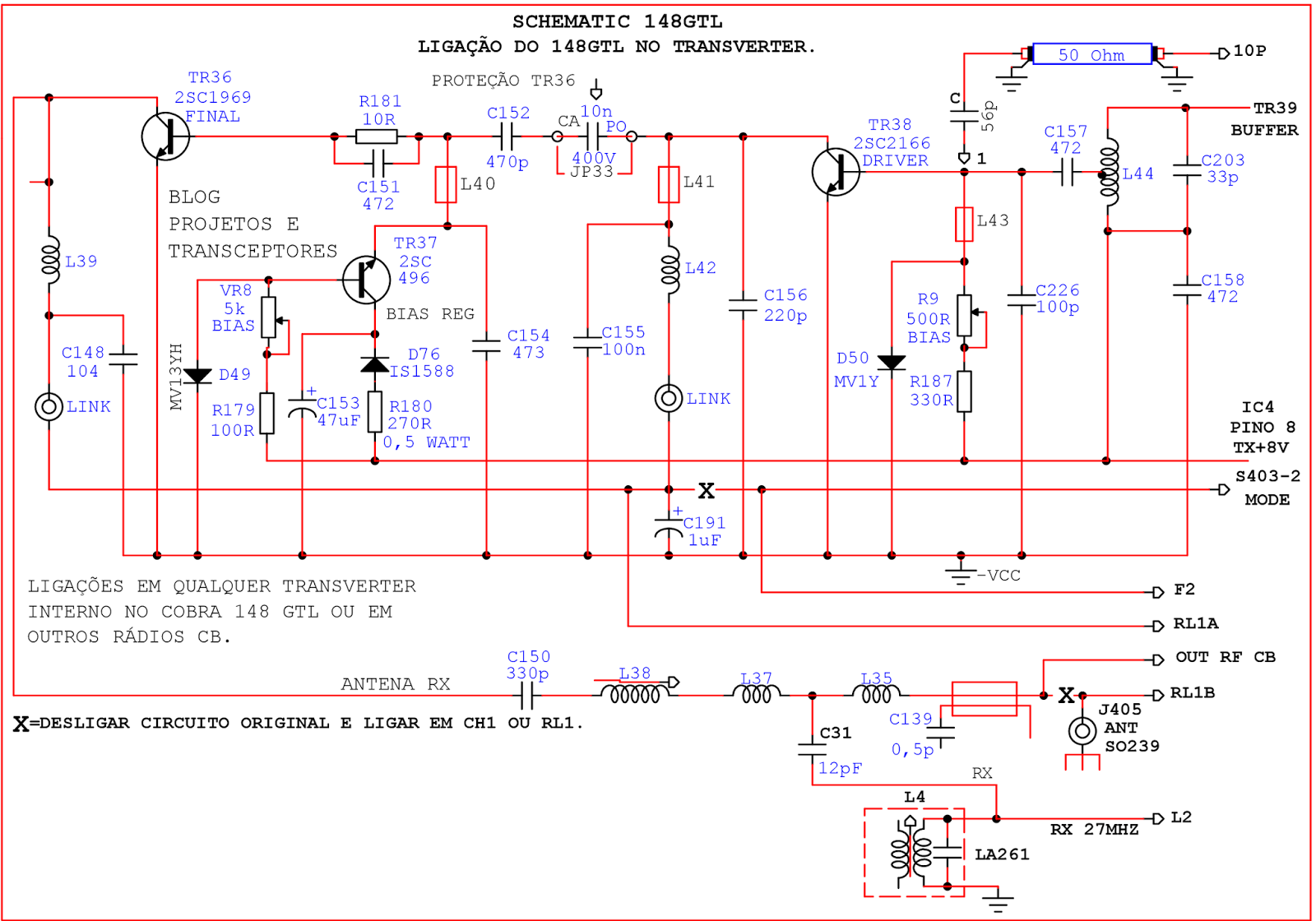 Projetos e Transceptores.: Transverter simples experimental 40 metros ...