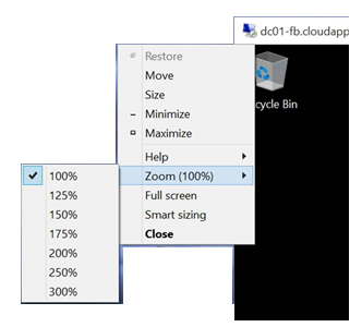 The Microsoft Platform: Remote Desktop Protocol 10, zoom option to ...