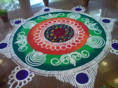 KALAS KOLANGAL: Kolam - The Traditional Floor Drawing of South India