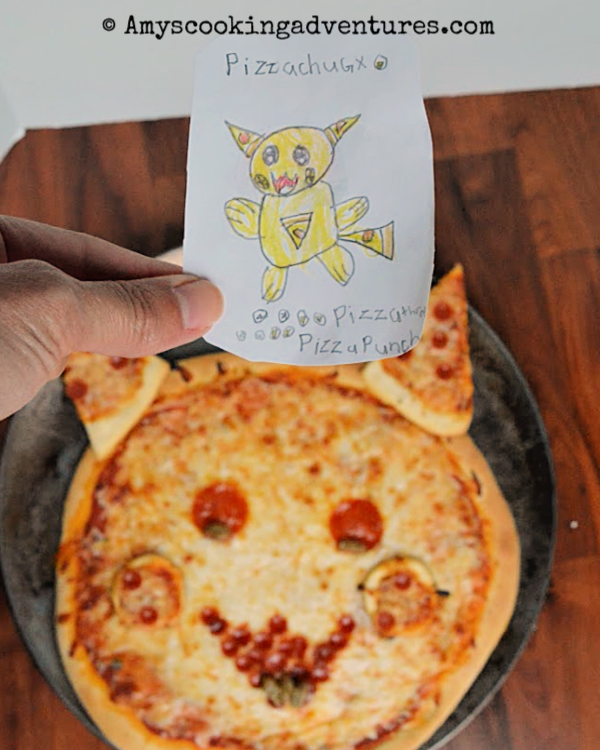 Pikachu Pizza #NationalPizzaMonth
