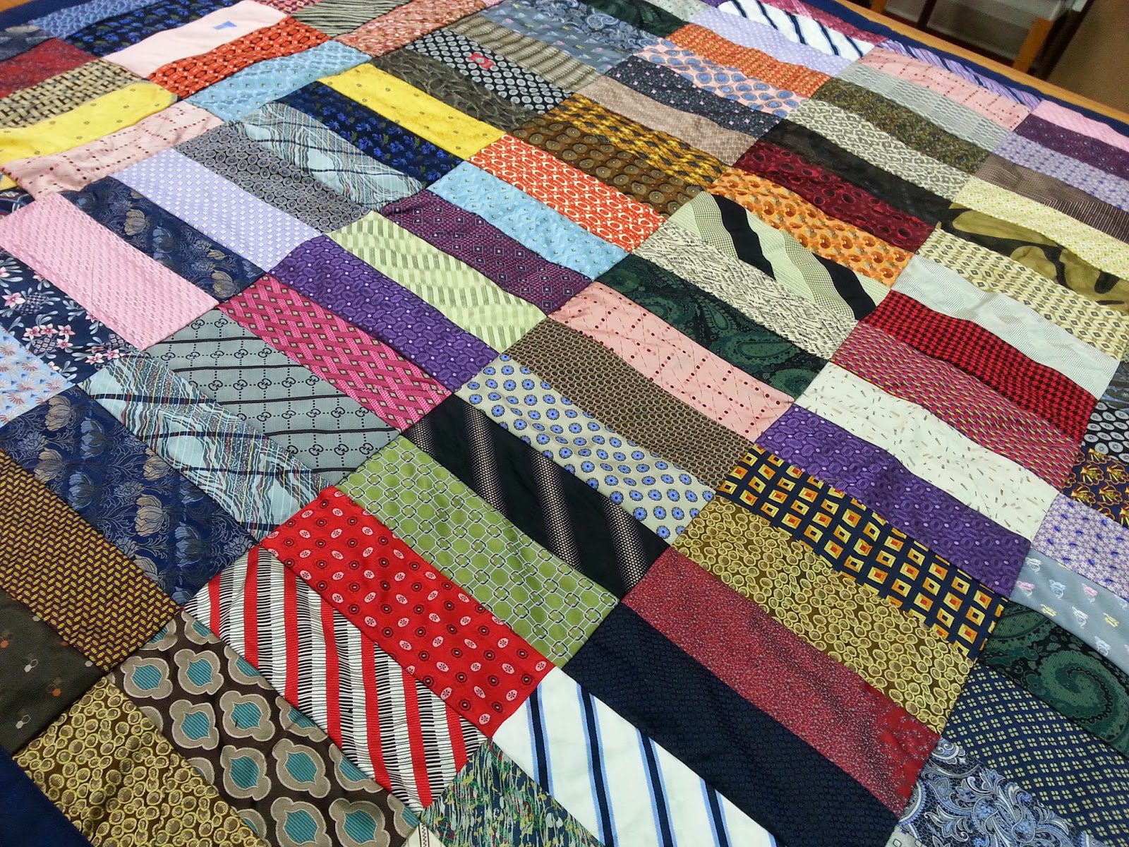 ...quilts by kate...necktie ™: Renee's Necktie Quilts