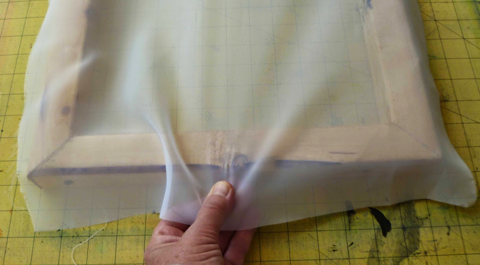 sew sew art: Making screens for silk screening - 2 ways