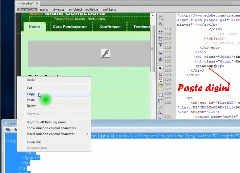 Bagian 5 : Cara Membuat Daftar Produk Dengan Tampilan Grid Di Web ...
