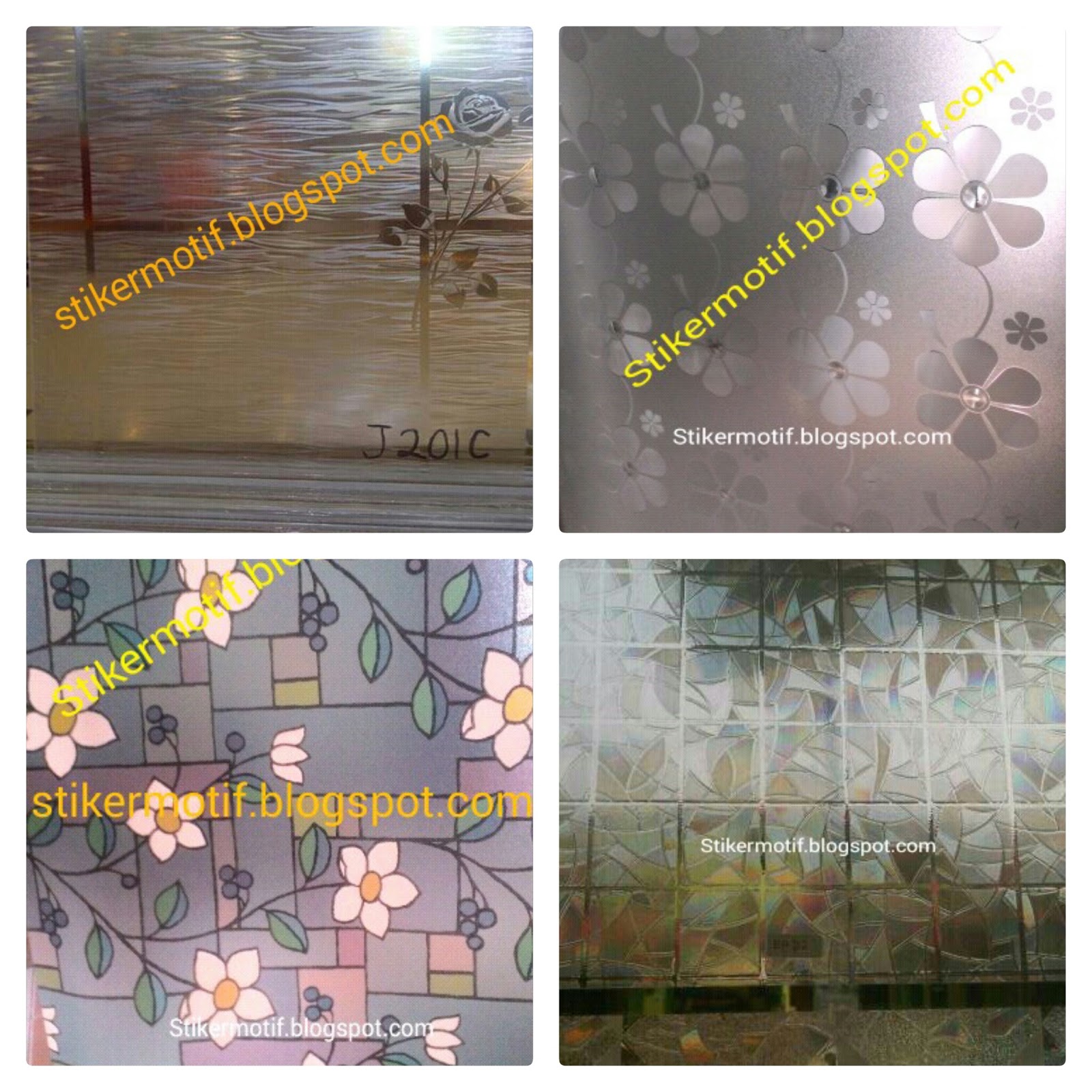 Stiker Sandblast Motif