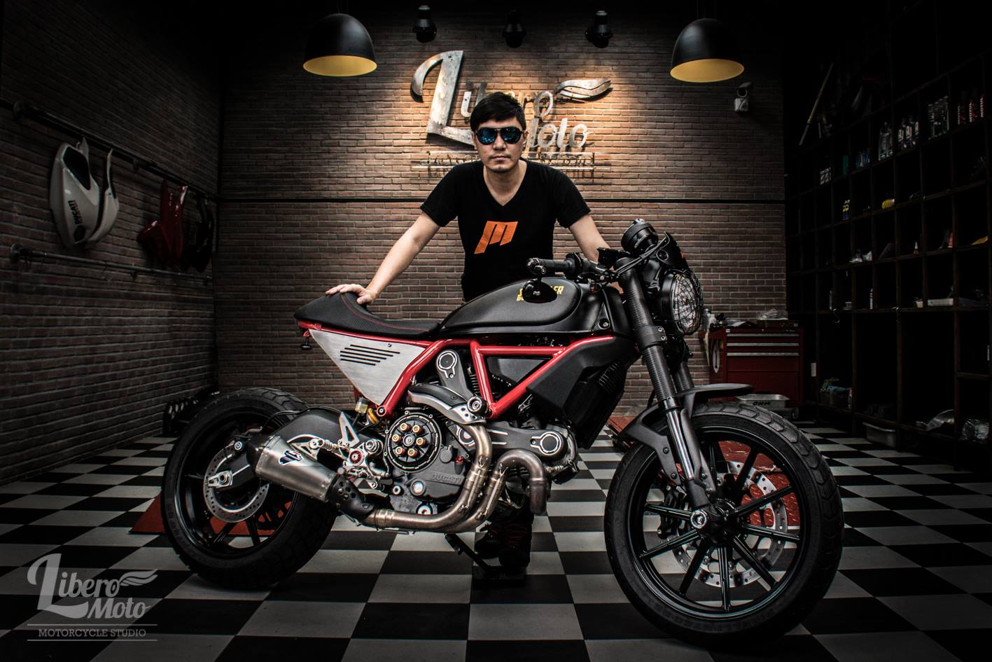 Il Ducatista - Desmo Magazine: Ducati Scrambler Custom by Libero Moto
