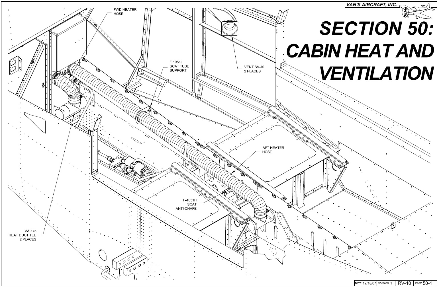 Operation "RV-10": Cabin Heat & Ventilation