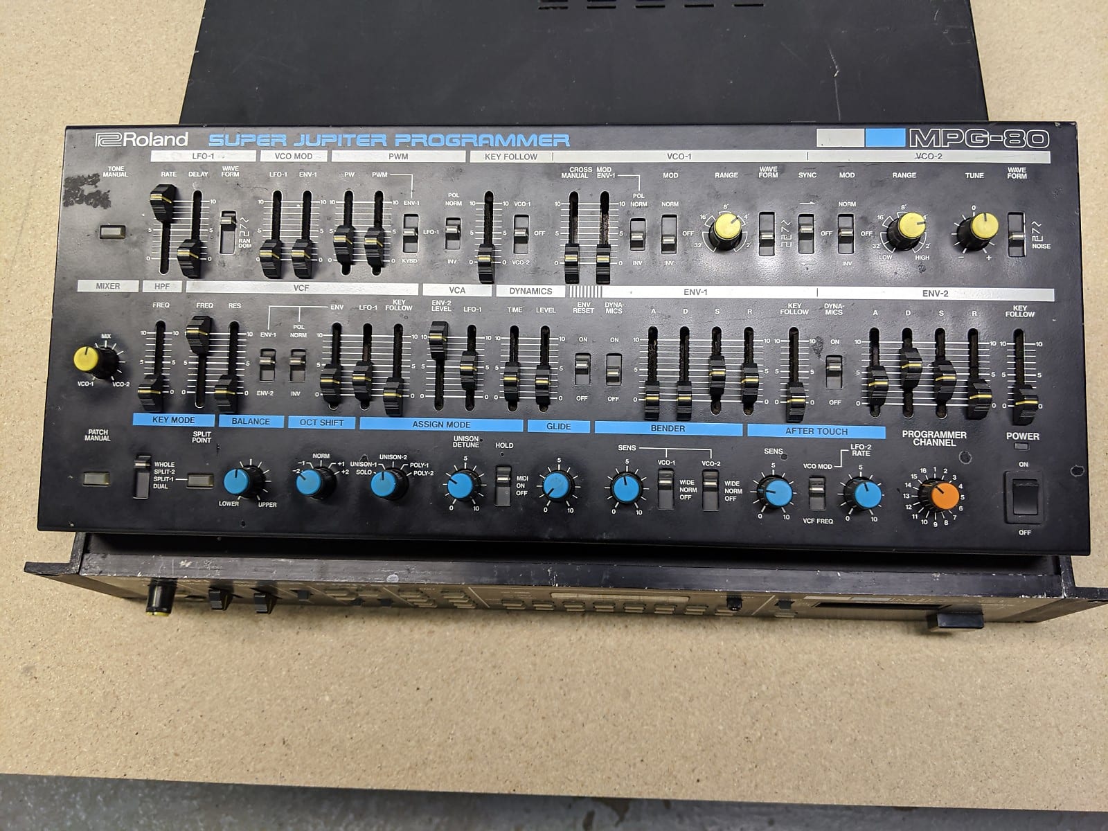 MATRIXSYNTH: Roland MKS-80 Rev 4 SN 450102 with MPG-80 Programmer