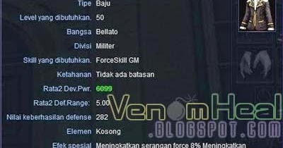 Guide RF Online: Councils Armor Set Effect for Bellato Union