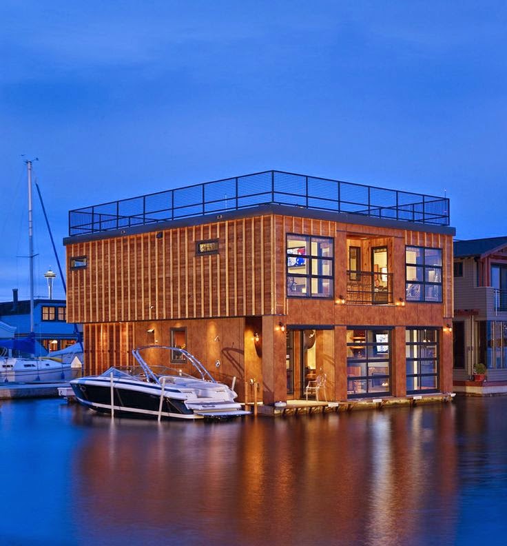 House - Building function: Building a floating home