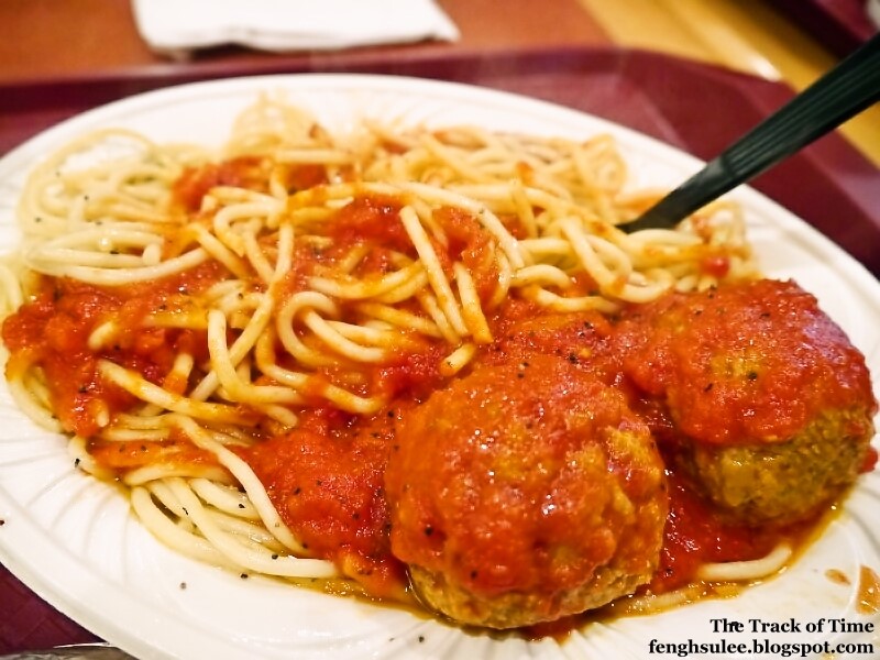 Sbarro Fresh Italian Cooking - Spaghetti with Meat Balls | The Track of ...