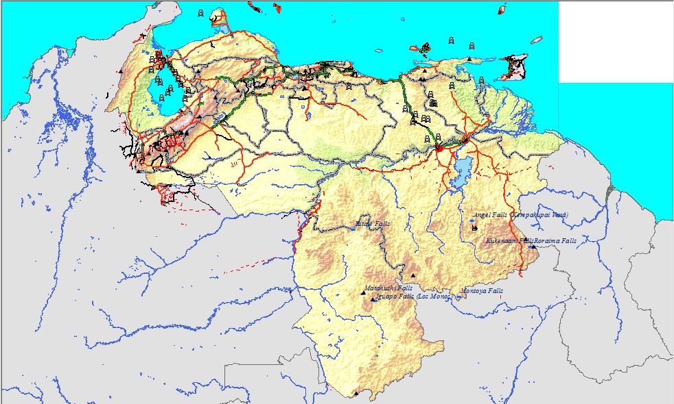 Welcome to Danesh's Atlas Blog: Creating A1 Size Map of Venezuela