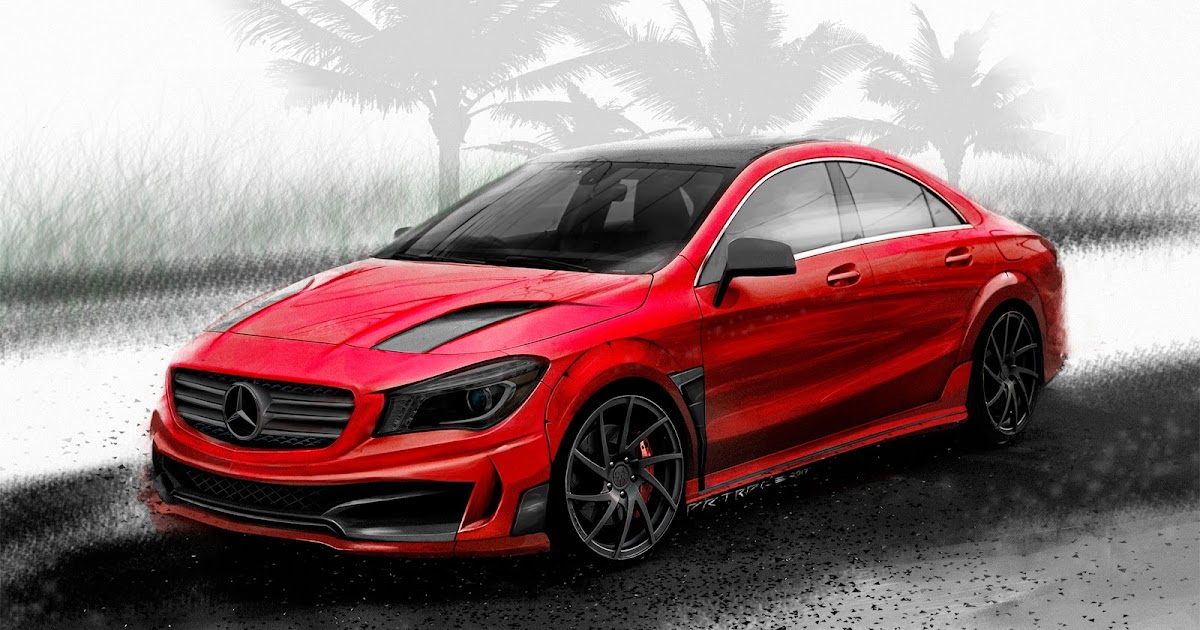 Artrace car design: Mercedes-Benz CLA Wide body-kit