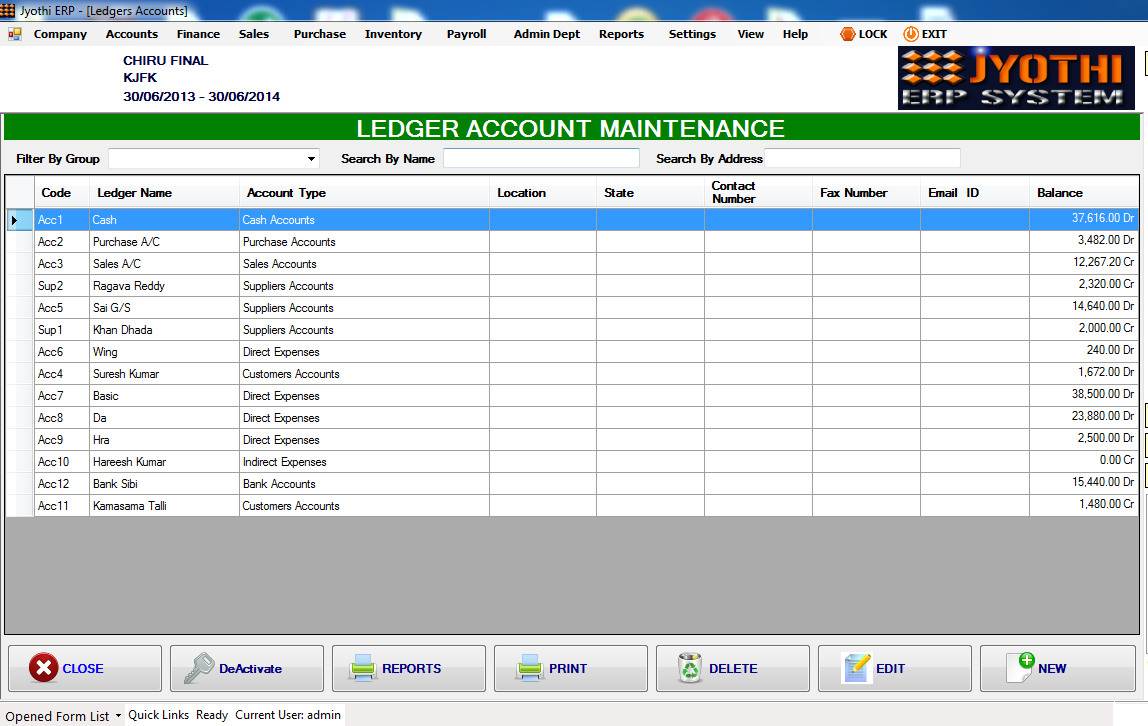 Jyothi ERP System in VB.NET Source Code: ERP Client & Server System in ...