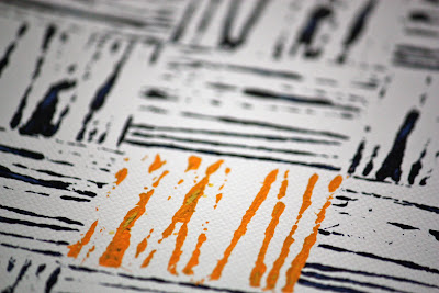 Crafty Friday: Project 7: Yarn Block Printing