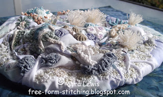 Free Form Stitching: A Rock Pool in a Fish Bowl