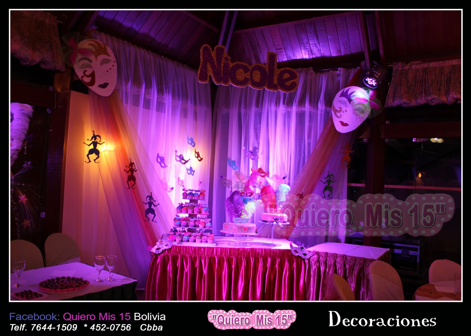 QUIERO MIS 15 BOLIVIA: Decoraciones Q15