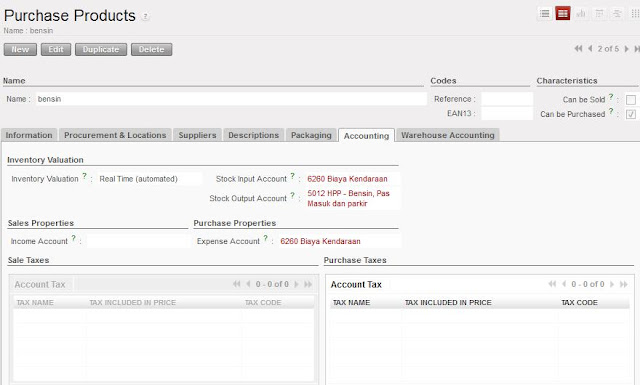 Berbagi OpenERP: Konsep Inventory Valuation pada Data Produk di OpenERP
